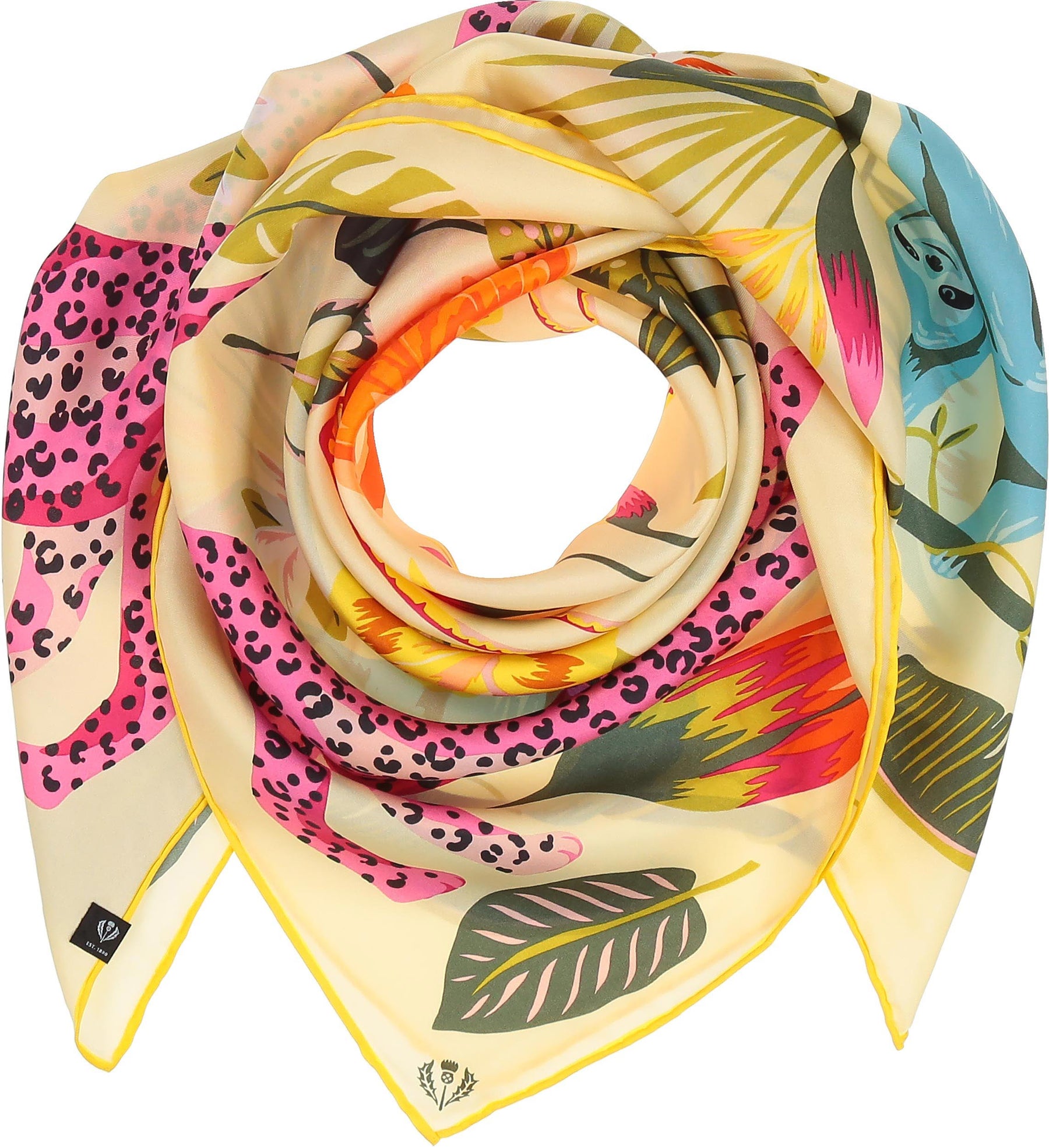 FRAAS Flamingo Jungle Silk Square – FRAAS Canada